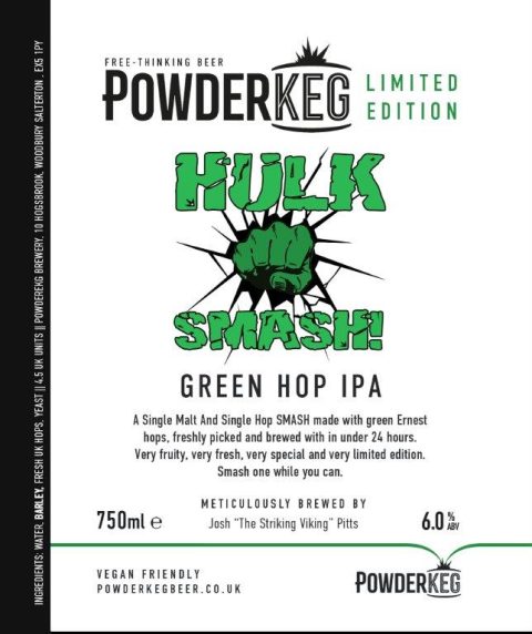 HULK SMASH HERE | Powderkeg Brewery
